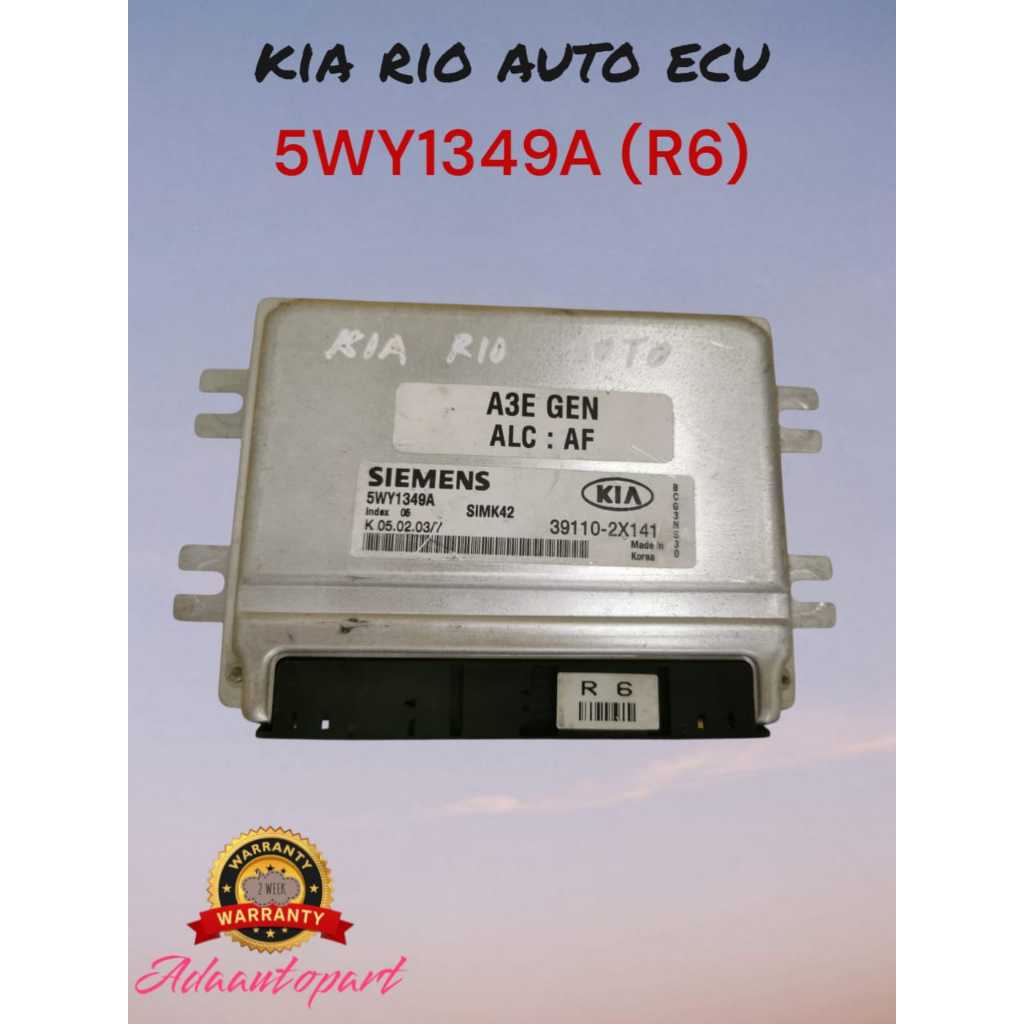 HYUNDAI KIA RIO AUTO ECU - 5WY1349A ( R6 ) | Shopee Malaysia