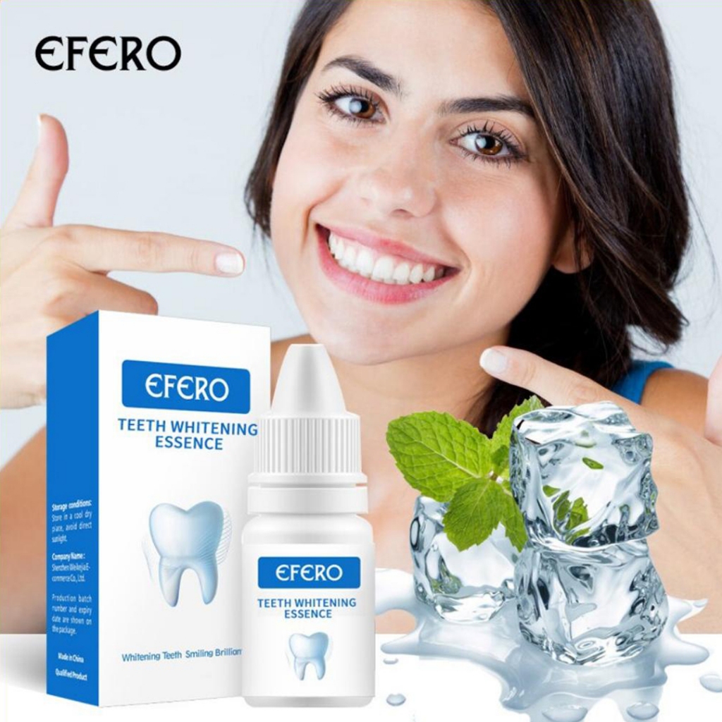 Efero Teeth Whitening Gel Effective Remove Stains Cleaning Pemutihan Gigi Berkesan Menghilangkan ...