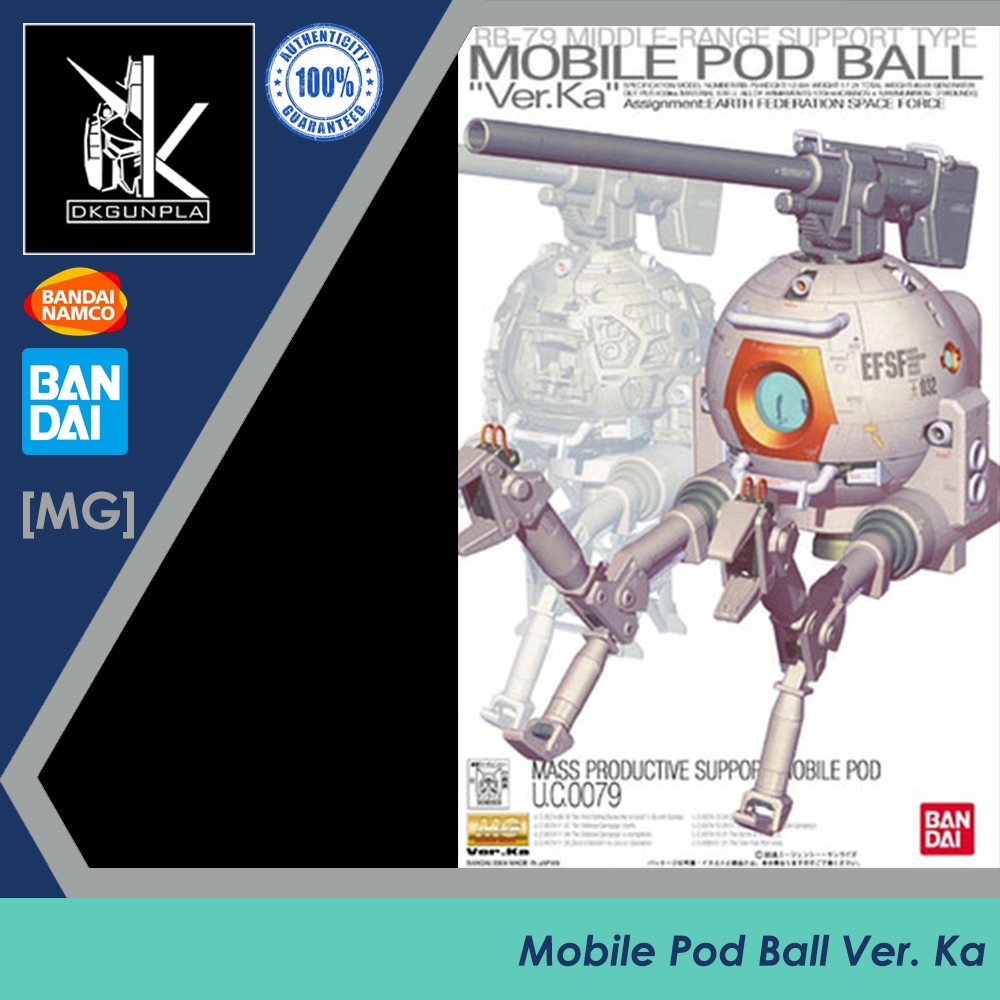(Ready Stock) Bandai Namco [MG] Mobile Pod Ball Ver. Ka Model Kit ...