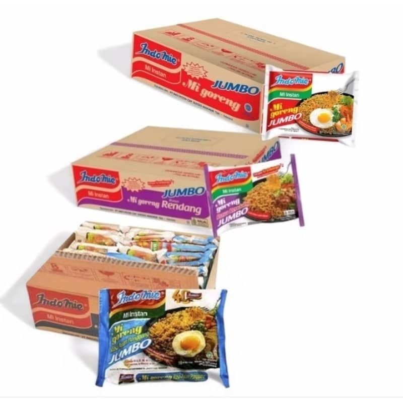 INDOMIE JUMBO MIE INSTANT KHAS INDONESIA ALL VARIAN RASA HARGA UNTUK 1 ...