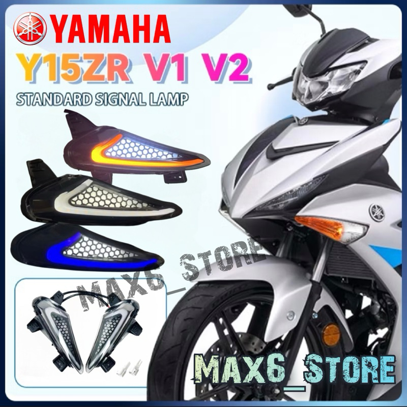 YAMAHA Y15ZR FRONT SIGNAL LIGHT Y15 V1 V2 LAMPU SIGNAL DEPAN LED EXCITER 150 LAMPU DADA LED ...
