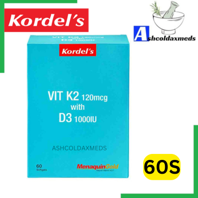 Kordel's Vitamin K2 With D3 1000IU 120mcg x 60's (Healthy Heart, Artery ...