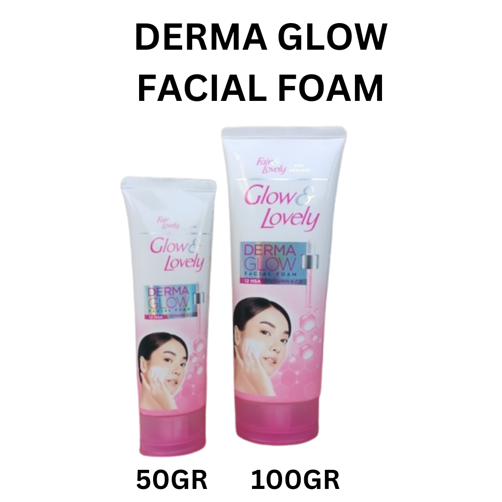 DERMA GLOW FACIAL FOAM / PEMBERSIH MUKA 50G / 100G | Shopee Malaysia