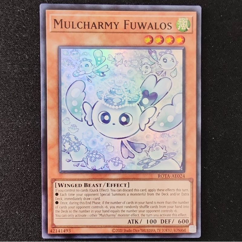 YUGIOH Rota-AE024 Mulcharmy Fuwalos[SR/SER] | Shopee Malaysia