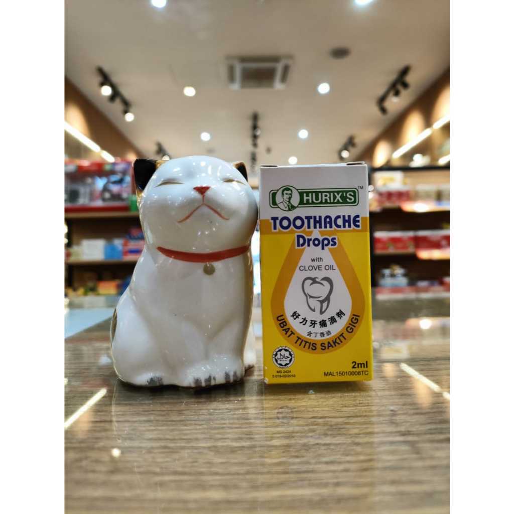 HURIX'S TOOTHACHE DROPS WITH CLOVE OIL 2mL | Shopee Malaysia