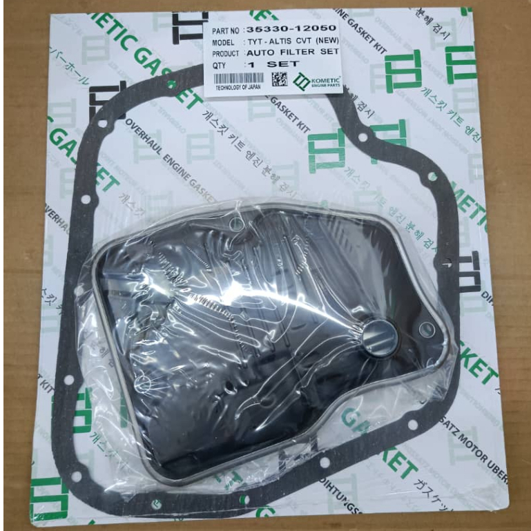 PAPER AUTO FILTER CVT TOYOTA WISH ZGE20 / ZGE25 2016 YEAR / COROLLA ...