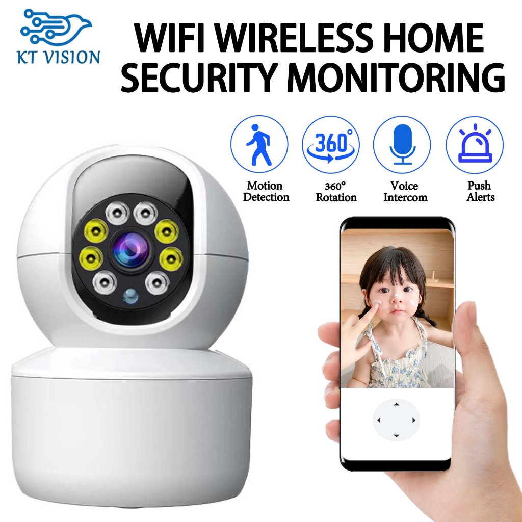 WIFI wireless home security monitoring, high-definition night vision ...