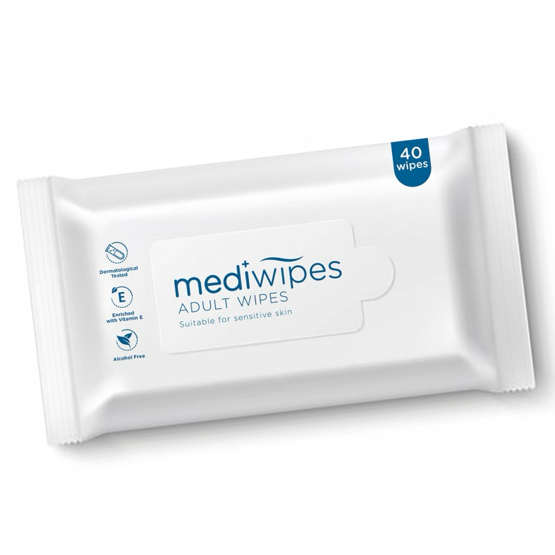 Mediwipes Adult Soft & Gentle (40 Wipes) | Shopee Malaysia
