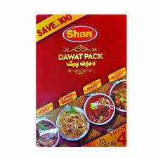 SHAN DAAWAT PACK 4 IN 1 KORMA,BOMBAY BIRYANI,KARAHI,NIHARI MASALA ...