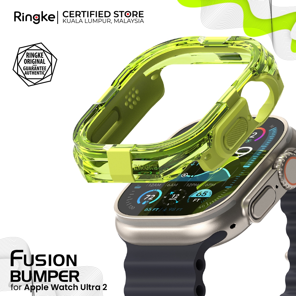 RINGKE® FUSION BUMPER Compatible Apple Watch Ultra 3/2/1 Double Layer ...