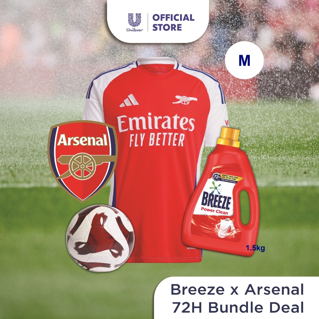Breeze x Arsenal 72H Bundle Deal (M) | Shopee Malaysia