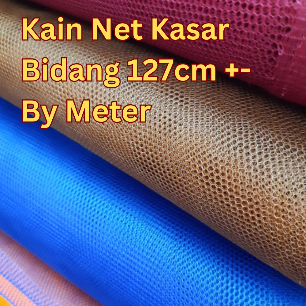 Kain Net Kasar/ Nylon Net/ Rough Tulle | Shopee Malaysia