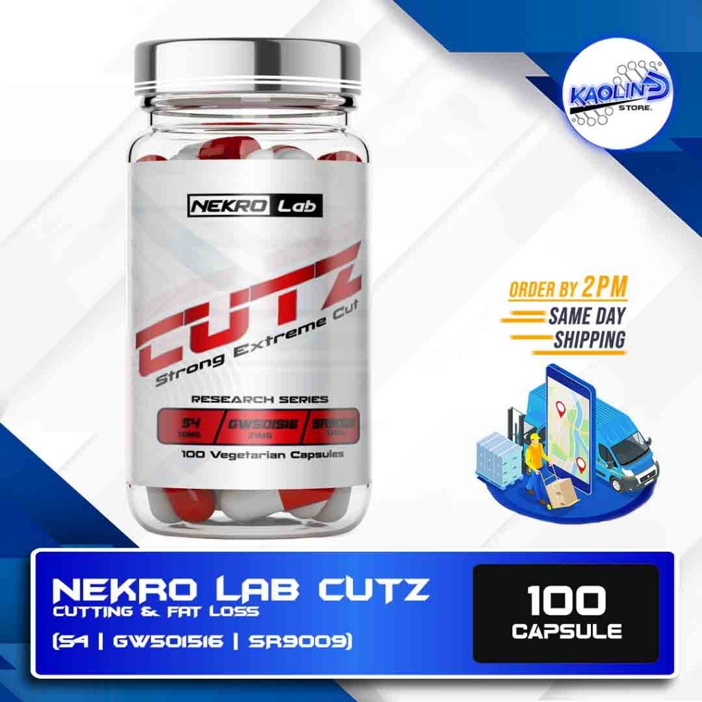 Nekro Lab Cutz 100 Capsule (S4 + GW501516 + SR9009) - Combo Sarms 3 in ...