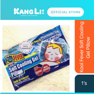 Kool Fever Soft Cooling Gel Pillow 1's | Shopee Malaysia