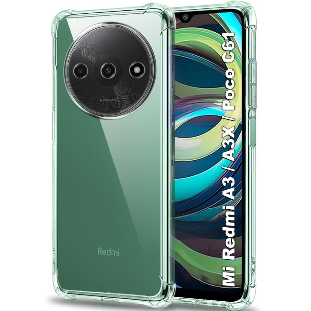 Transparent Reinforced Corners TPU Silicone Shockproof Cover For Redmi ...