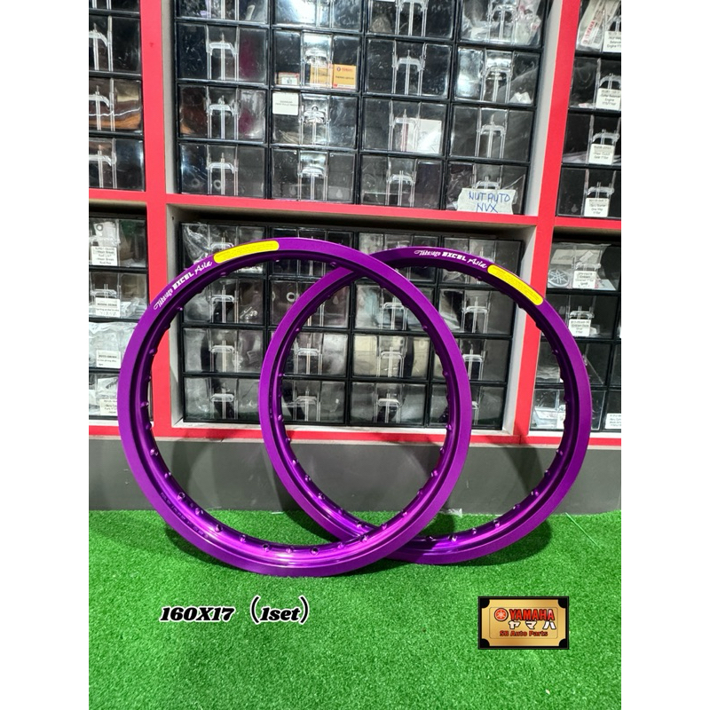 🔥TAKASAGO EXCEL ASIA PURPLE RIM🔥160X17/160X18 ALLOY LIMITED EDITION ...