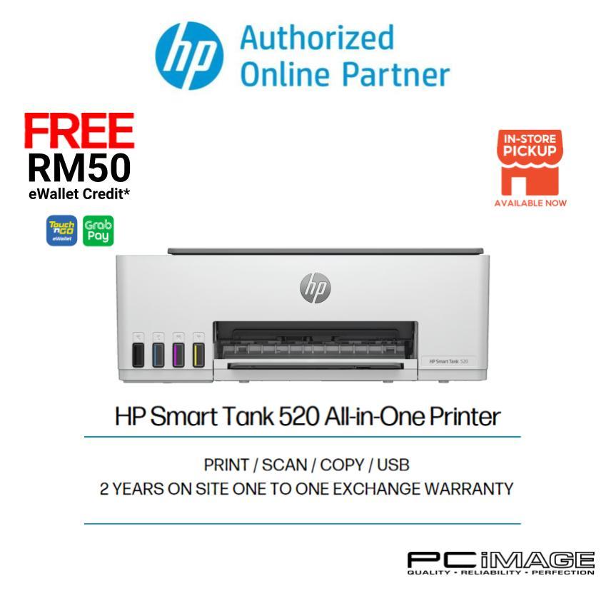 HP Smart Tank 520 A4 Color Inkjet All-In-One Printer Print/Scan/Copy ...