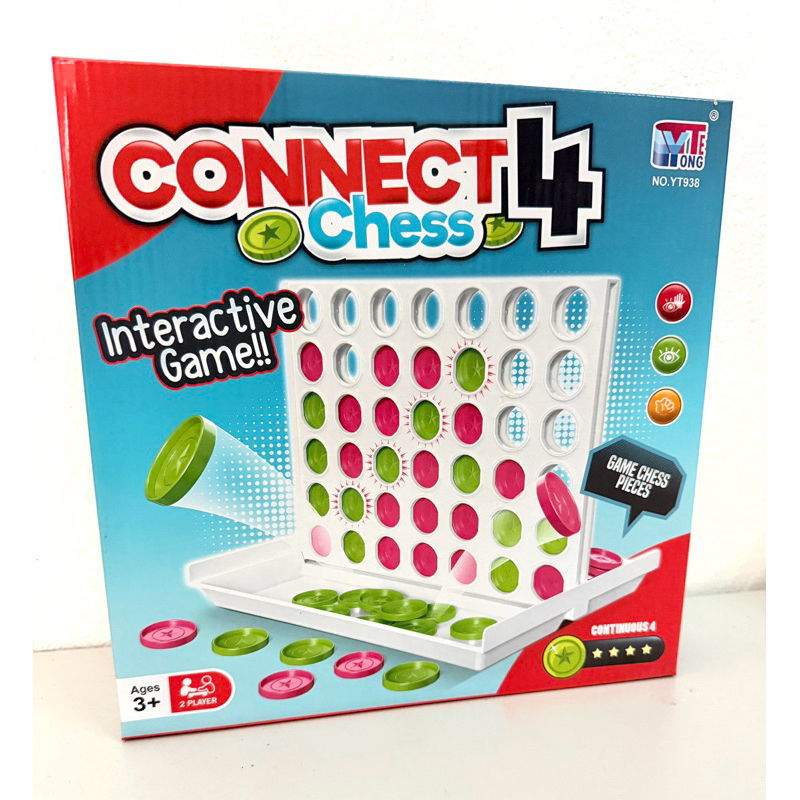 [LARGE SIZE] Connect Four In A Row 4 In A Line Board Game Kids Children ...