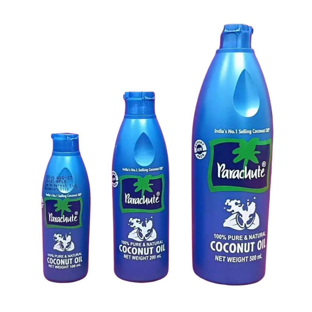 Parachute 100% Pure Coconut Oil (100ml, 200ml, 500ml) | Shopee Malaysia