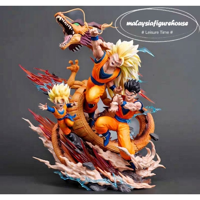 🔥READY STOCK🔥30CM DRAGON BALL GOHAN GOTEN SON GOKU DRAGON FIST FIGURE ...
