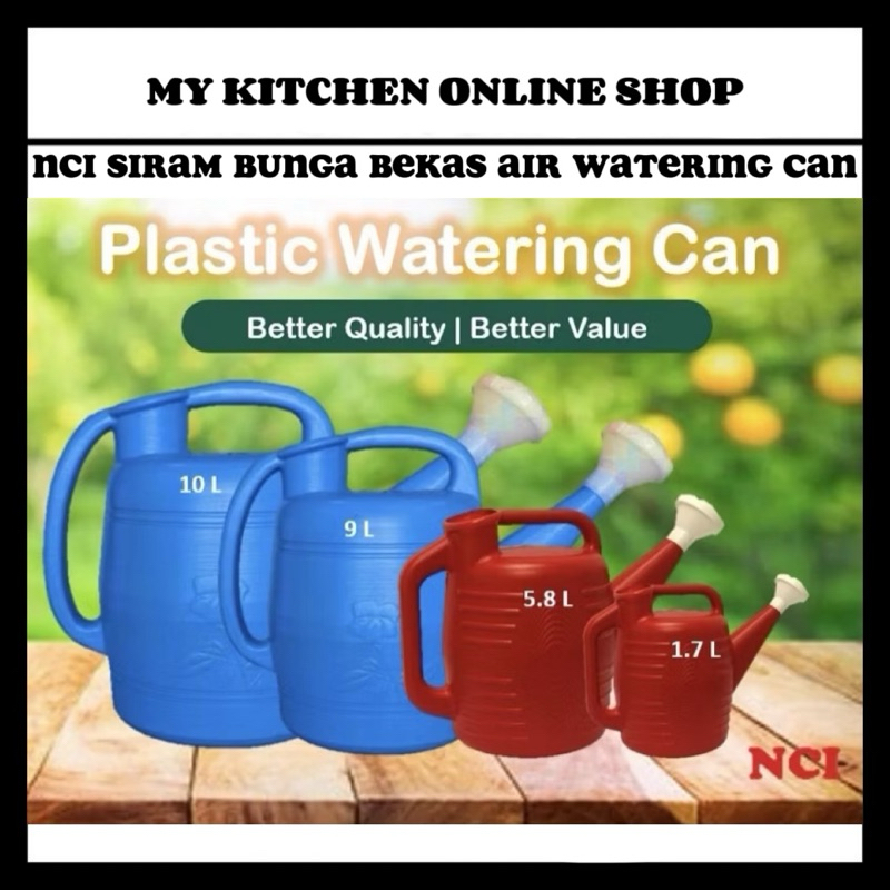 NCI Siram Bunga Bekas Air / Plants Plastic Watering Can / Bekas Siram ...