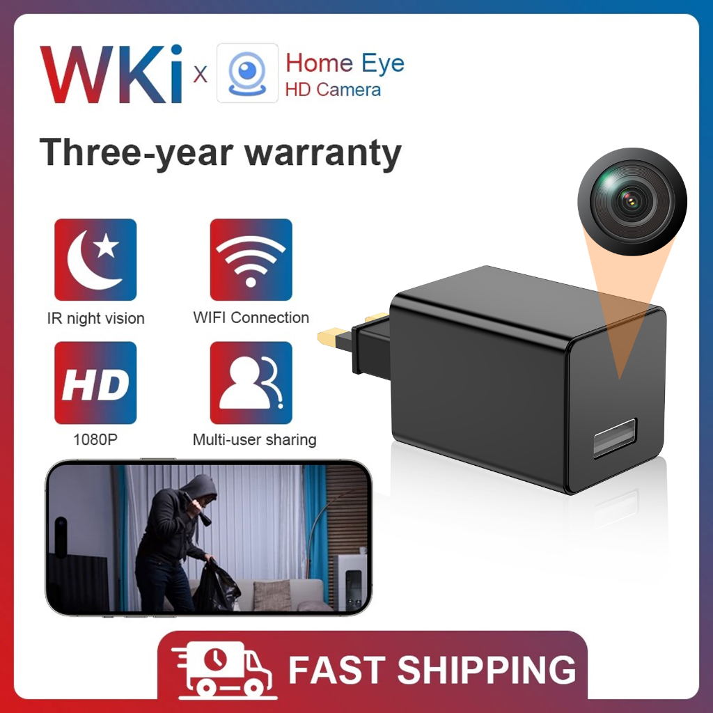 Mini Hidden USB Charger Camera HD 1080P Spy Camera for Home and Office ...