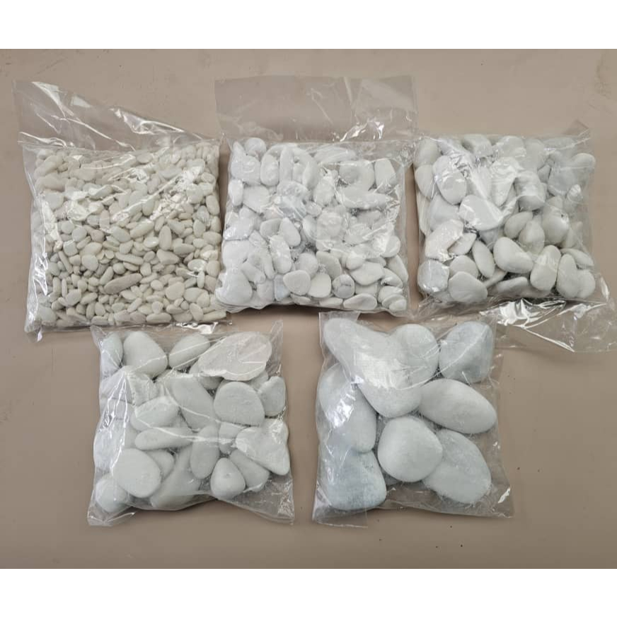 BATU PUTIH HIASAN 1KG WHITE STONE | Shopee Malaysia
