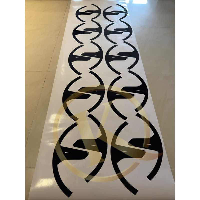 (Ready Stock) K802# Axia Style Sport Rim Vinyl Decal Sticker (15 inch ...