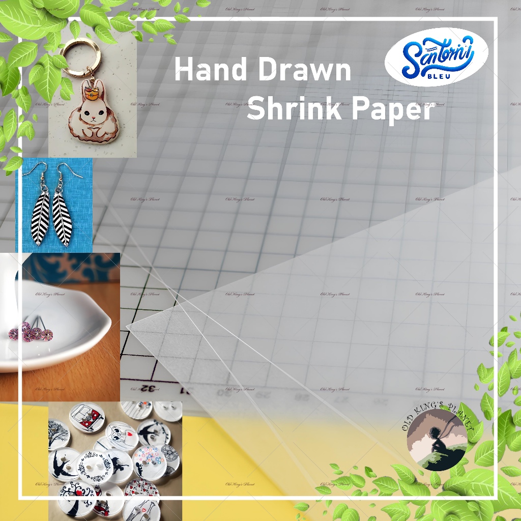 Santorini Bleu DIY Shrink Paper A4 DIY 热缩片 0.3mm | Shopee Malaysia