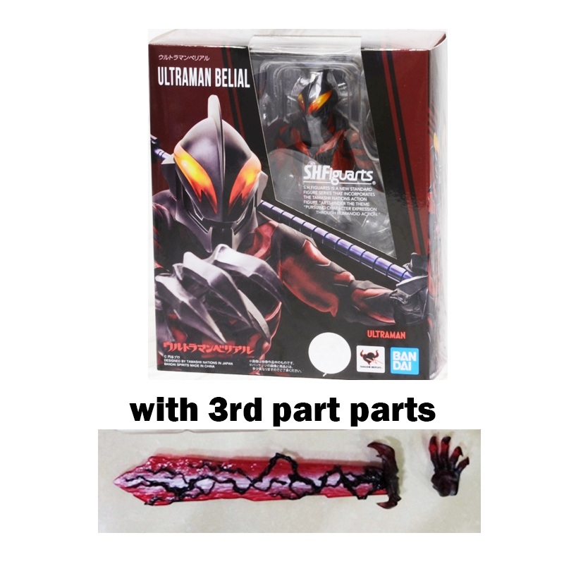 Bandai S.H.Figuarts Ultraman Belial with custom part ultra beam and ...