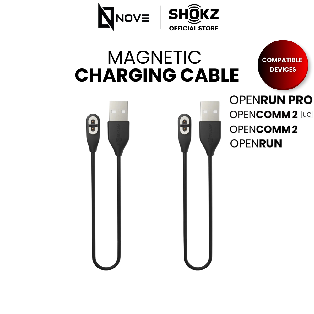 Shokz Magnetic Charging Cable OpenRun Pro/OpenRun/OpenComm/AfterShokz ...