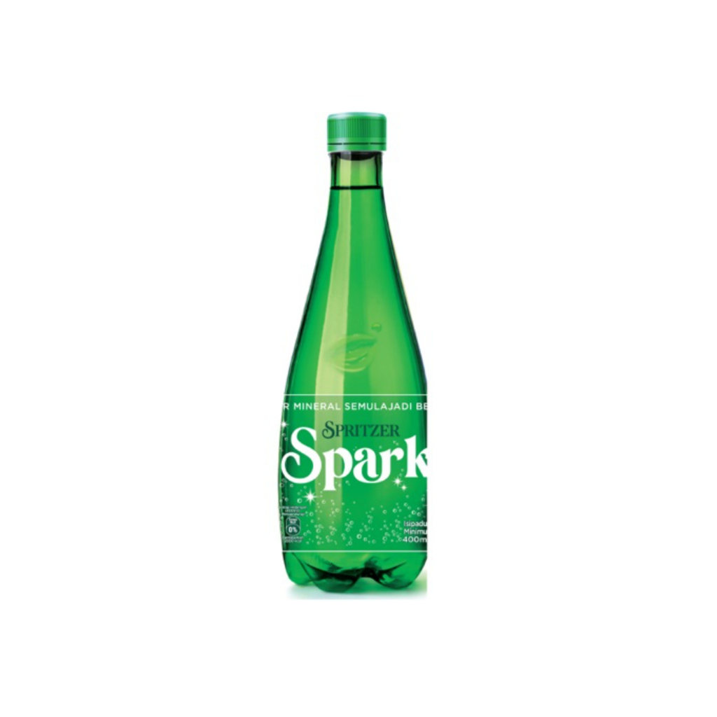 SPRITZER Sparkling Carbonated Natural Lemon Mineral Water 400ML | Shopee Malaysia