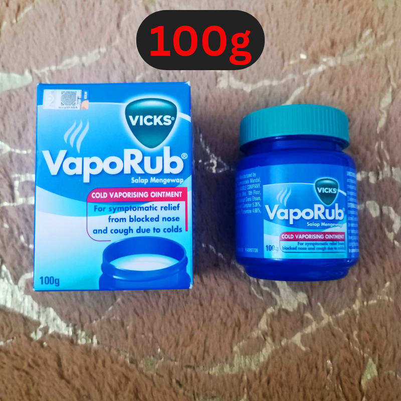 Vicks VapoRub Vaporising Ointment 100g Expiry Date March 2026 | Shopee ...