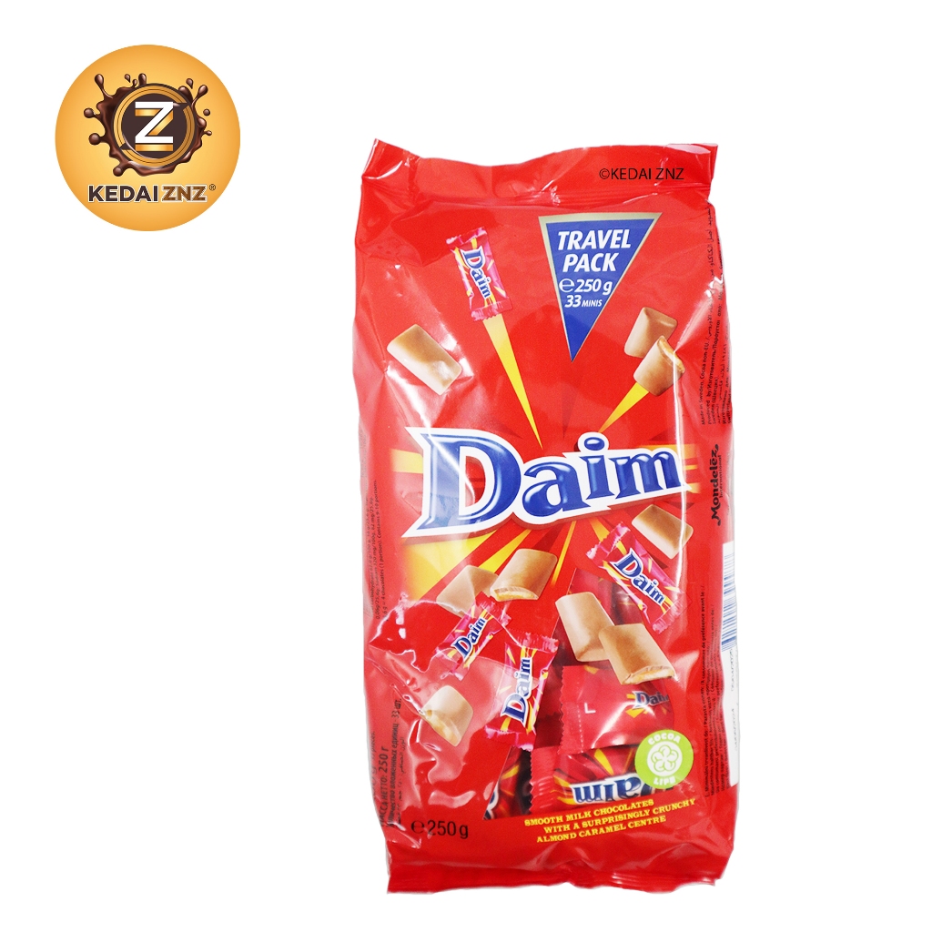 Chocolate Daim TRAVEL PACK Crunchy Almond Caramel Milk Chocolate Bag ...