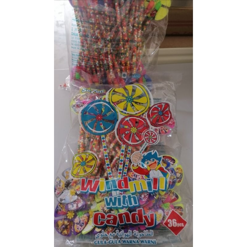 Windmill with candy 36pcs | Shopee Malaysia