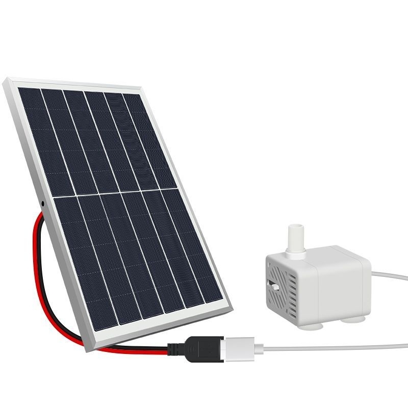 Solar water pump aquarium filter pump 太阳能水泵 Solar Panel Submersible ...