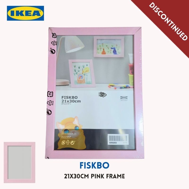 IKEA Fiskbo 21x30cm A4 size Pale Pink Photo Frame | Shopee Malaysia