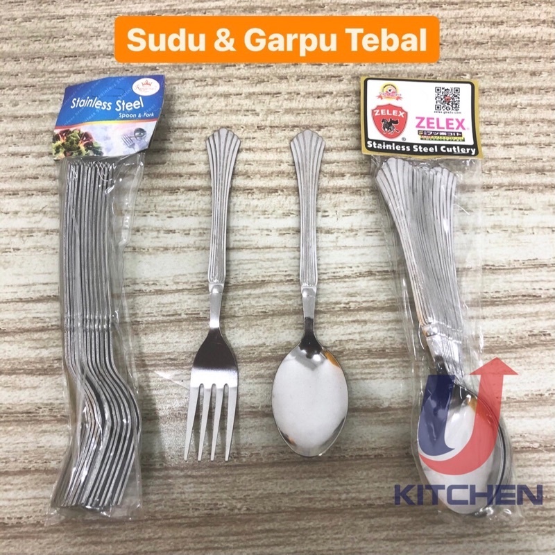Sudu/Garfu Makan Kipas 15US1 | Shopee Malaysia