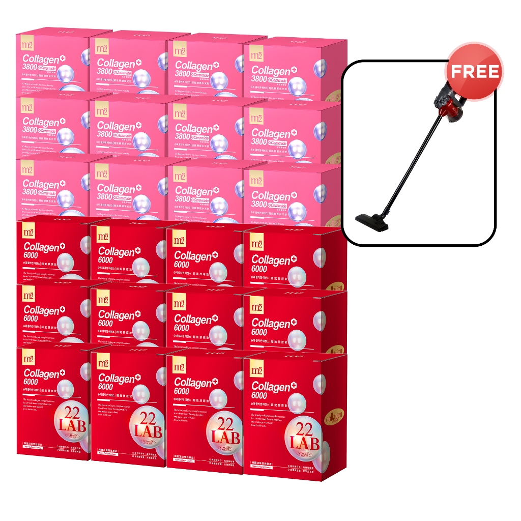 [Bundle Of 24] M2 22Lab Super Collagen 6000mg Drink 8s / Collagen 3800 ...