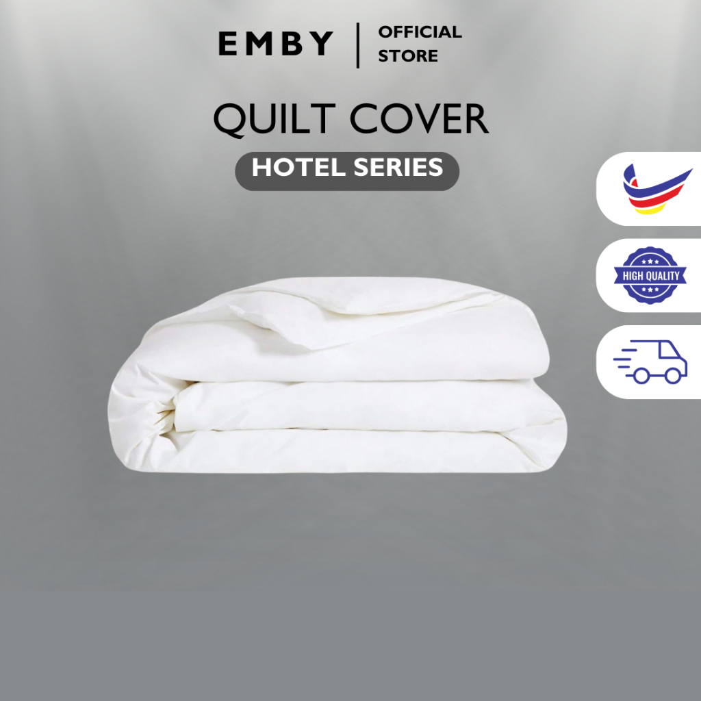 EMBY Hotel Grade Quilt Cover - Super Single/ Queen/ King/ Super King ...
