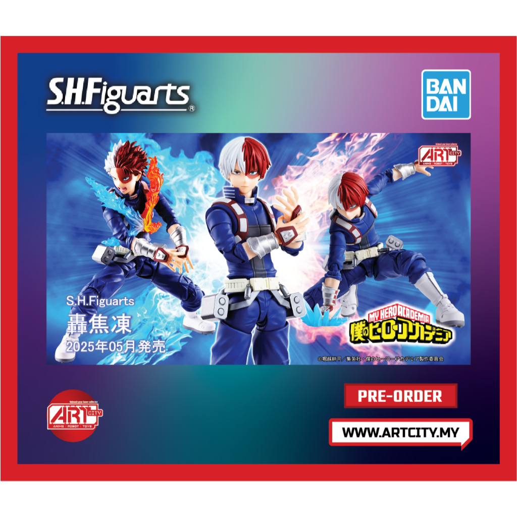 Bandai S.H.Figuarts - SHF Shoto Todoroki - My Hero Academia | Shopee ...