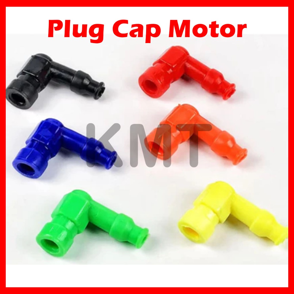 KMT Plug Cap Motor Kepala Plug Motor Unviersal Waterproof Plug Cap Pnp ...