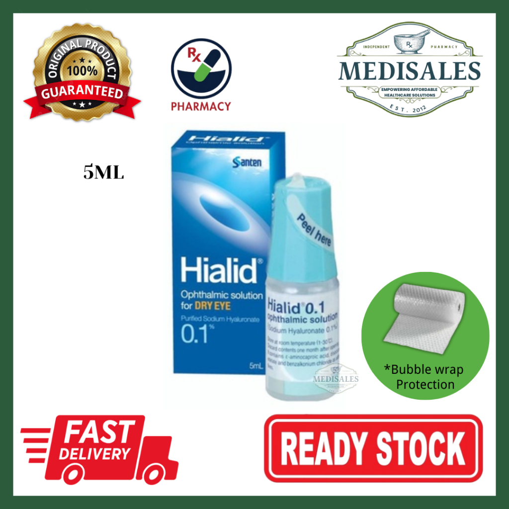 HIALID 0.1% OPHTHALMIC SOLUTION 5ML (EXP 03/2028) | Shopee Malaysia