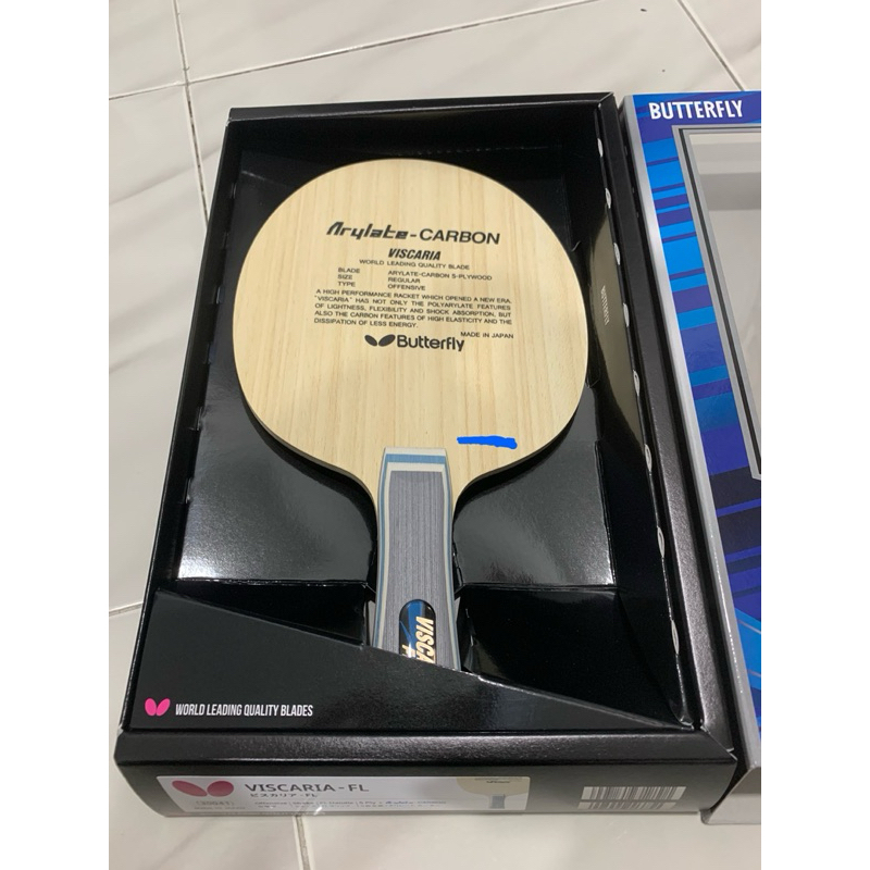 Butterfly Viscaria FL (Flare handle) blade Made in Japan, Ready Stock ...