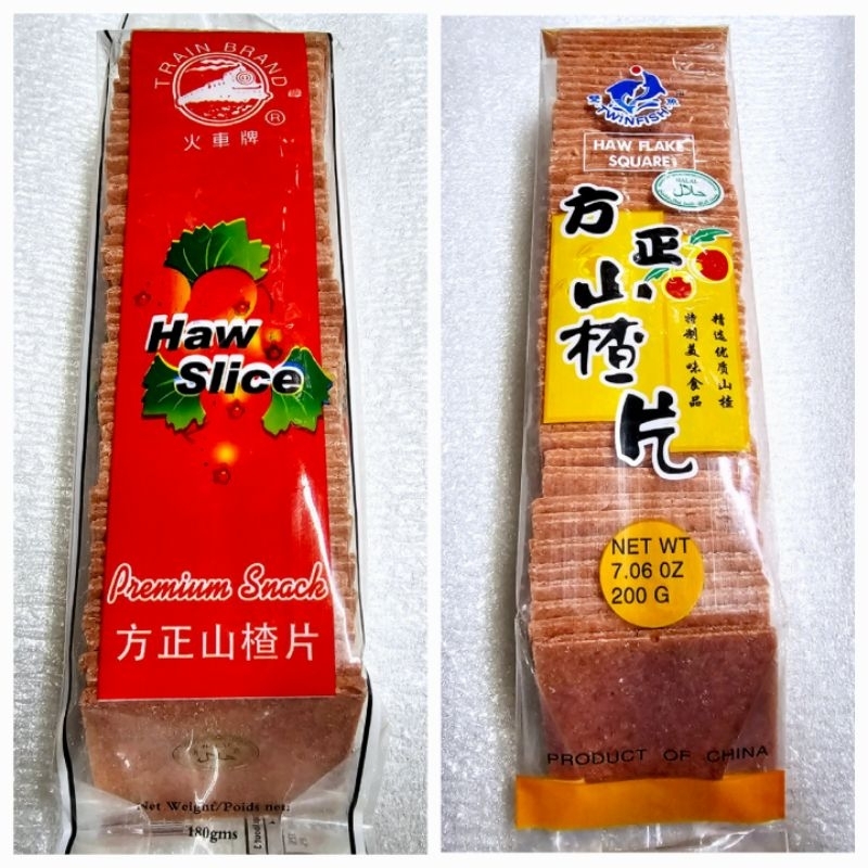 180/200g High Quality Haw Jelly Square 四方正山楂片 Big Haw Flakes Slice 山楂酪 ...