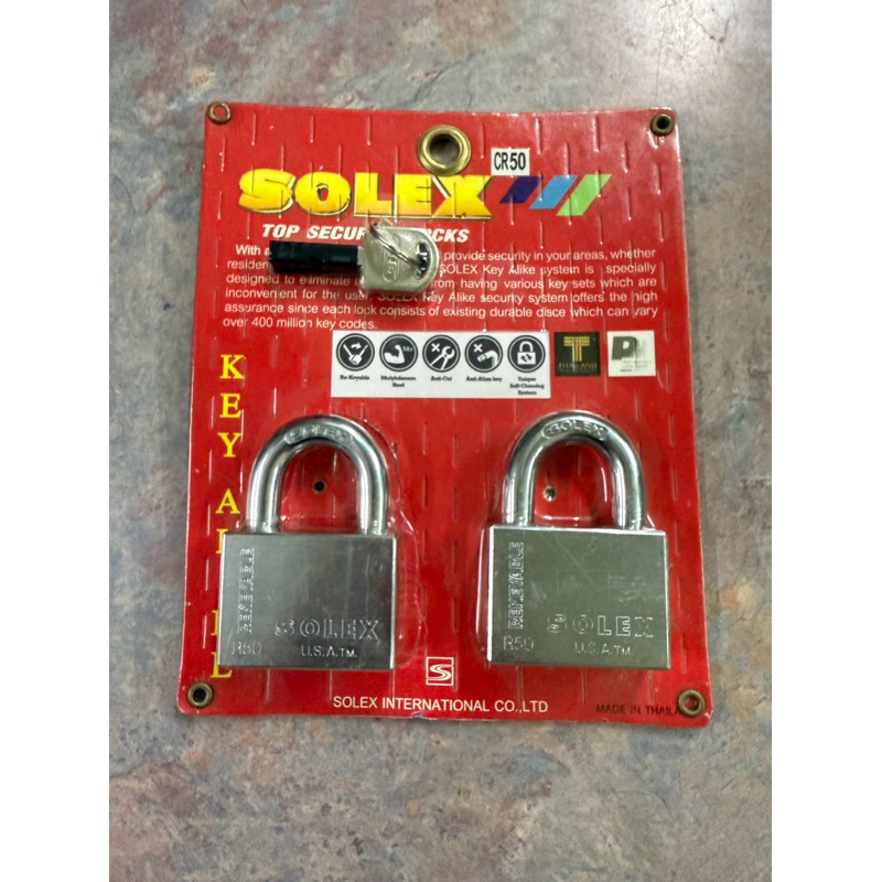 { 💯 Original } SOLEX CR50 Premium Quality Key Alike Rekeyable Heavy ...