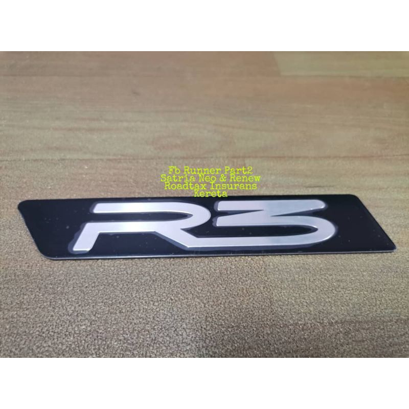 Proton Satria Neo Tulisan R3 Lining Door Pendek ORIGINAL | Shopee Malaysia