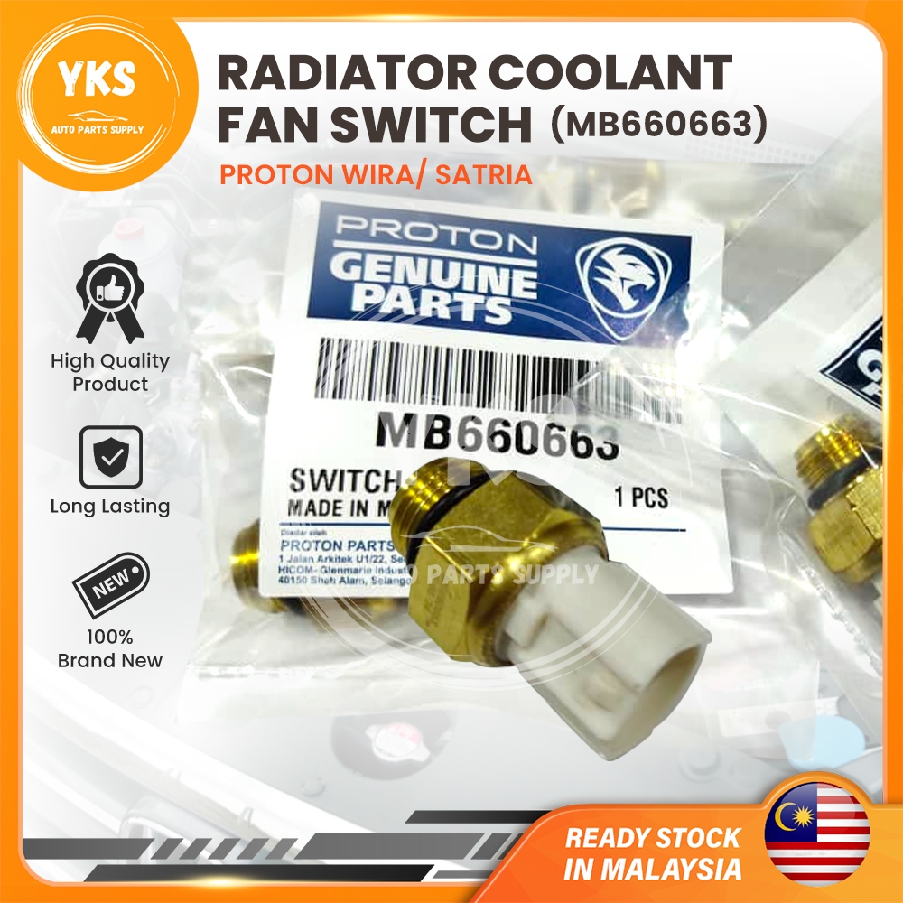 🔥ORIGINAL🔥(MB660663) PROTON RADIATOR COOLANT FAN SWITCH PROTON SATRIA ...