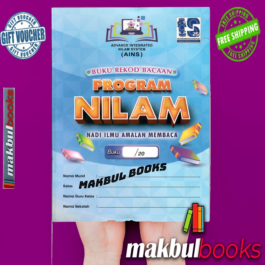 ANIS: BUKU REKOD BACAAN PROGRAM NILAM ~ NADI ILMU AMALAN MEMBACA | Shopee Malaysia