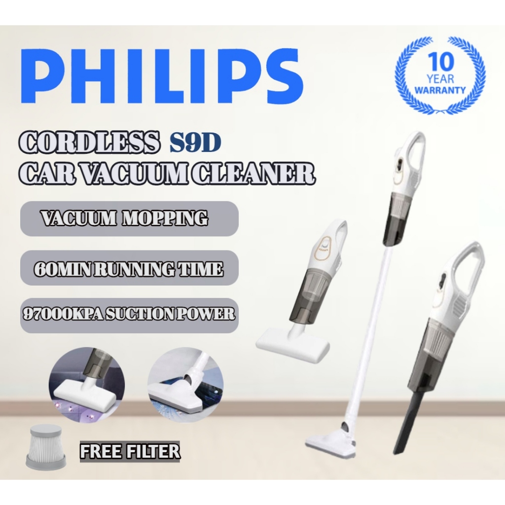 PHILIPS Cordless Vacuum Mopping Handheld Vacuum Cleaner Car Vacuum ...